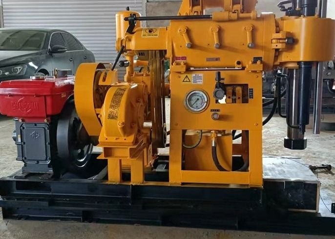 100 Meters Core Sample SPT Soil Test Drilling Machine With 18 HP Diesel ...
