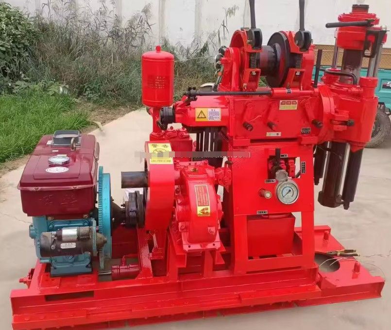 120 Meters Depth Capacity Core Drill Rig Easy Operation For Civil ...