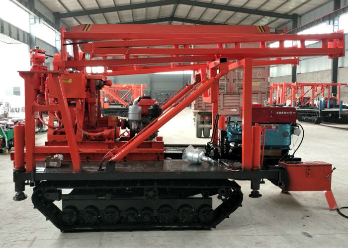 XY-200 Hydraulic Crawler Mounted Drill Rig For Stone Bore Hole CE ...
