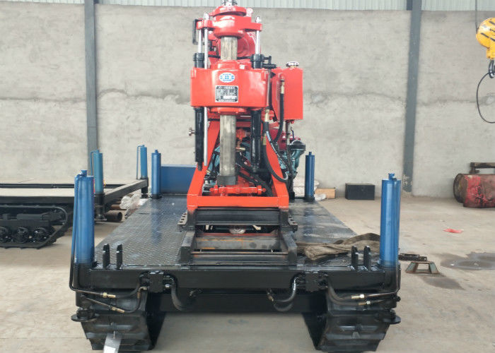 Crawler Mounted Mobile Water Well Drilling Rig , XY-200 Portable ...