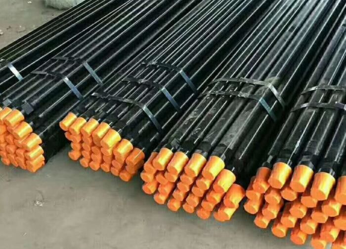 High Strength Rock Drill Rods Thread Types R28 R32 R38 Black Color ...