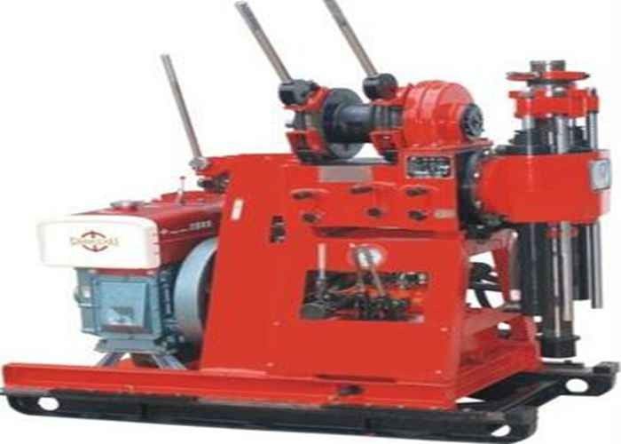 50-100 Meter Diesel Mining Drill Rig , Portable Core Drilling Machine