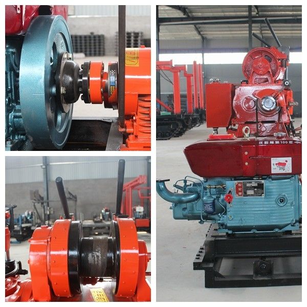 150m Depth Tractor Mounted Water Well Drilling Rig Hydraulic Control System