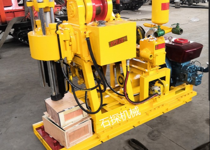 22 HP Diesel Engine Powerful GK 200 Portable Water Well Drilling Rig ...