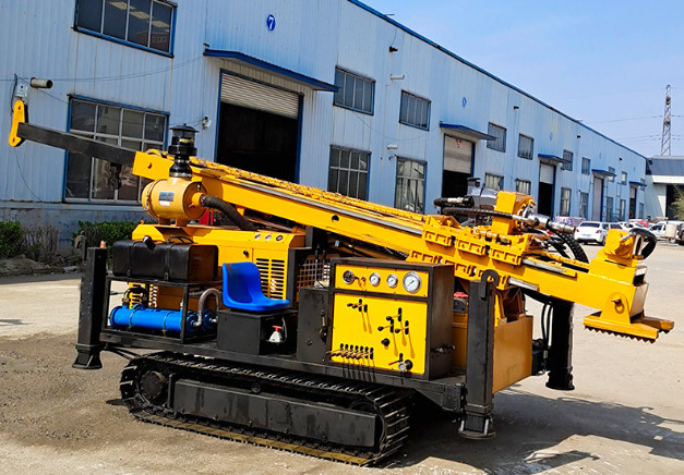 Hydraulic Crawler Mounted Drill Rig 8500 Rotation Torque Drilling ...