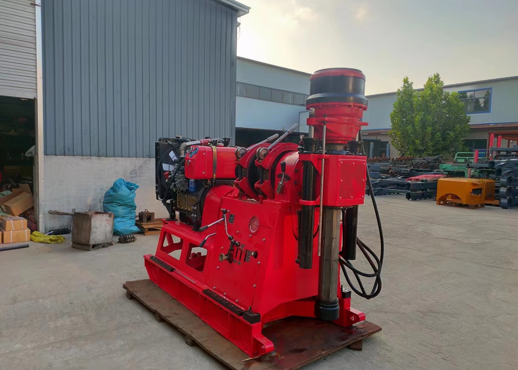 Professional Core Drill Rig XY-2B Diesel Power Type For Geological ...