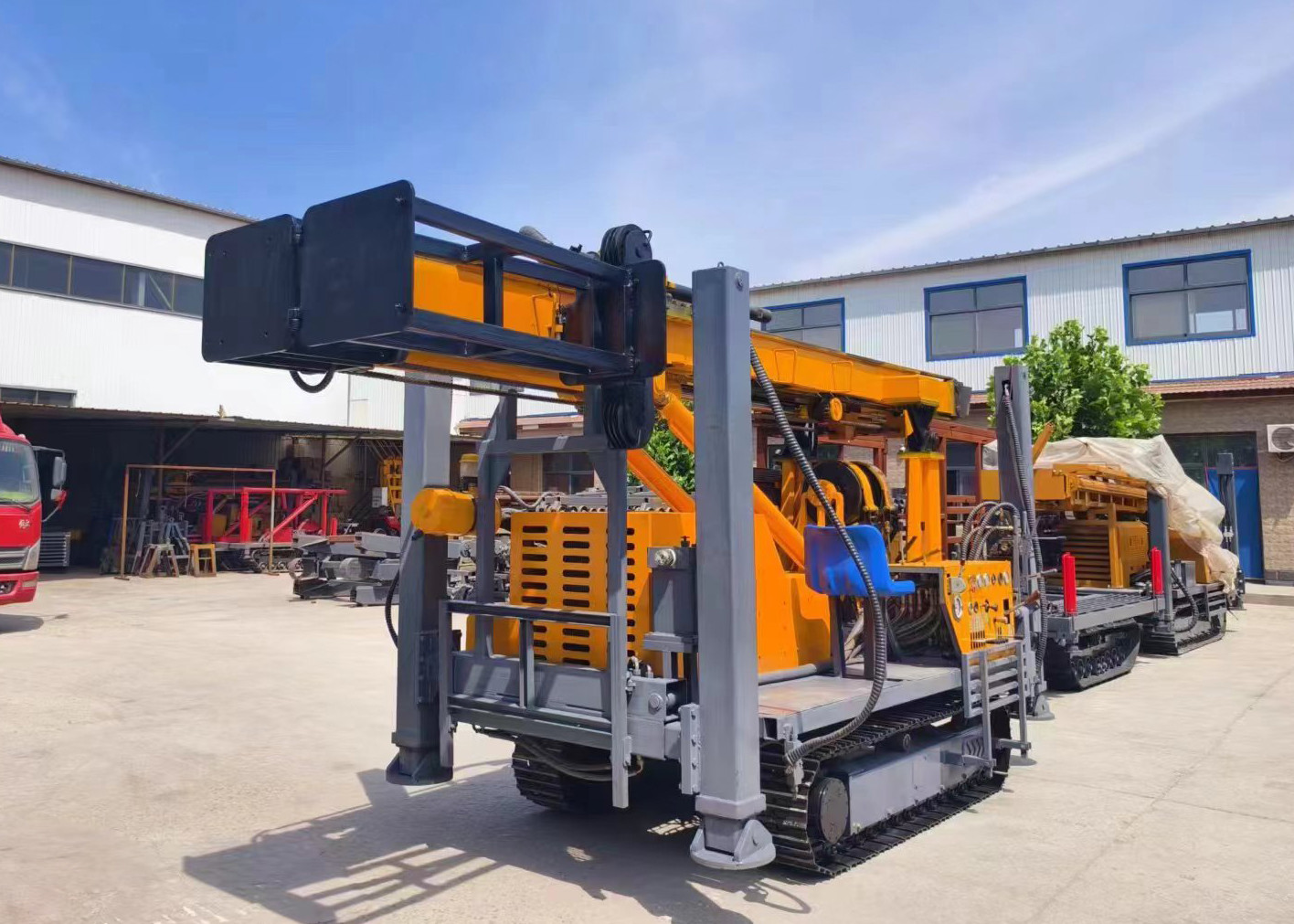 ST-350 100-350m Diesel Powered Core Drilling Rig Machine With 50mm/60mm ...