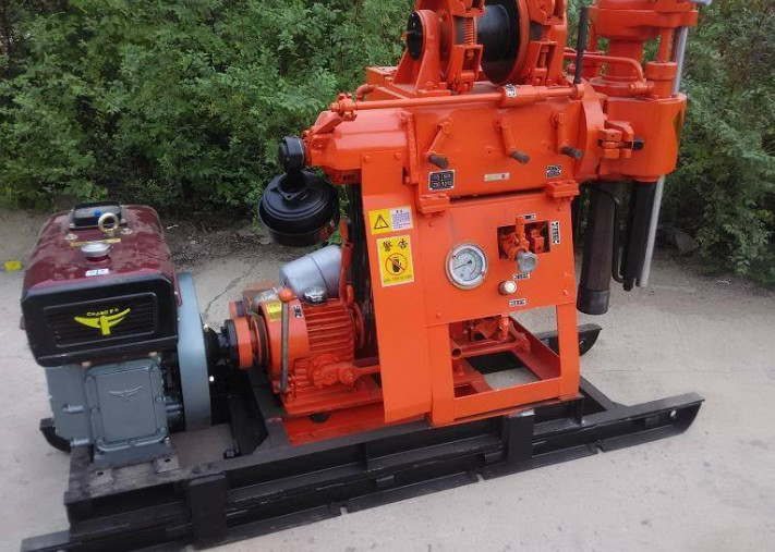 Gk 200 Borehole Water Well Geological Drilling Rig Machine With BW 160 ...