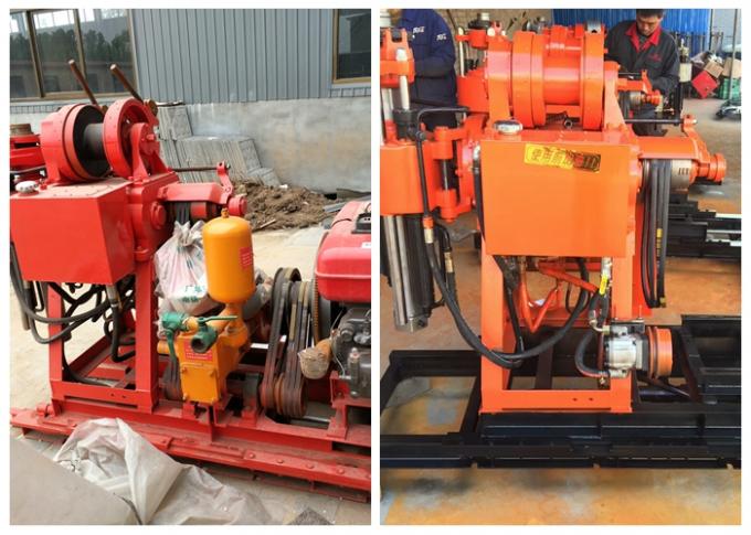 Portable Soil Drilling Machine / Soil Sampling Rig 380V 16.3KW Power