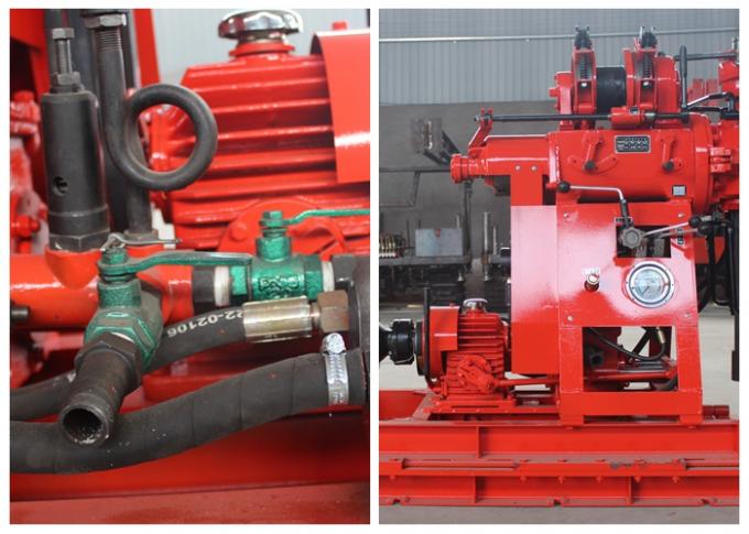 200m Depth Portable Mini Flexible Geotechnical Drill Rig / Soil Testing ...