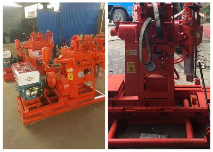 Portable Hydraulic Soil Boring Test Equipment 22kw Power For SPT Sampling