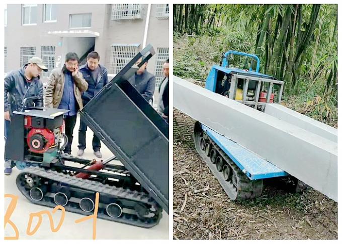 Hydraulic Self-loading Crawler Mini Dumper Track Transporter for Mining ...