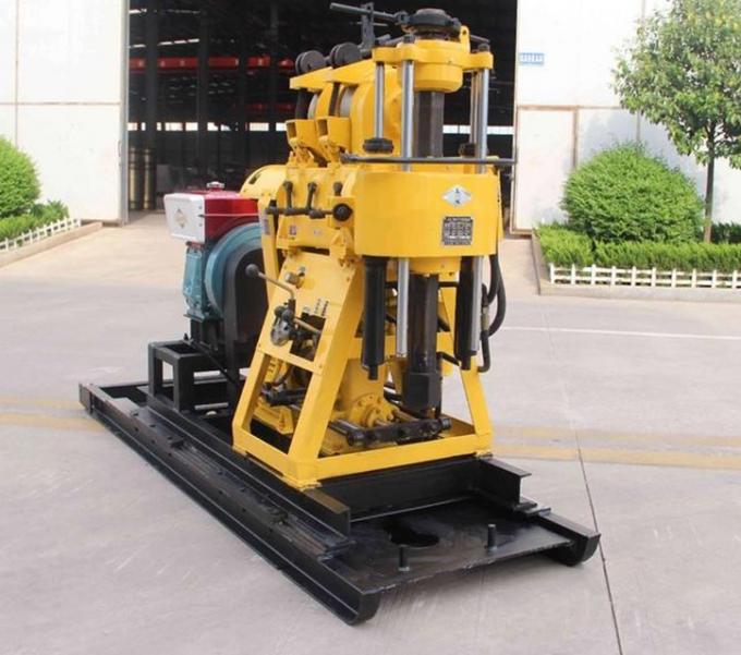 Hydraulic 200m Soil Testing Drill Rig Machine / Geological Drilling Machine