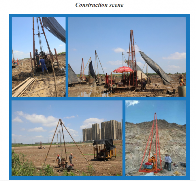 150m Spt Drilling Machine Man Portable Geological Prospecting ...