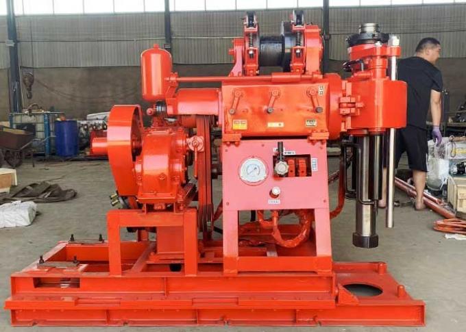 Diesel Engine Soil Sample Drilling Machine Engineering Drill Rig 600kg