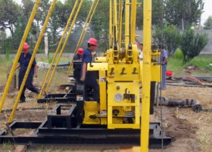 Four Wheel Basement Exploration Core Drill Rigs Drilling Rig For Geological